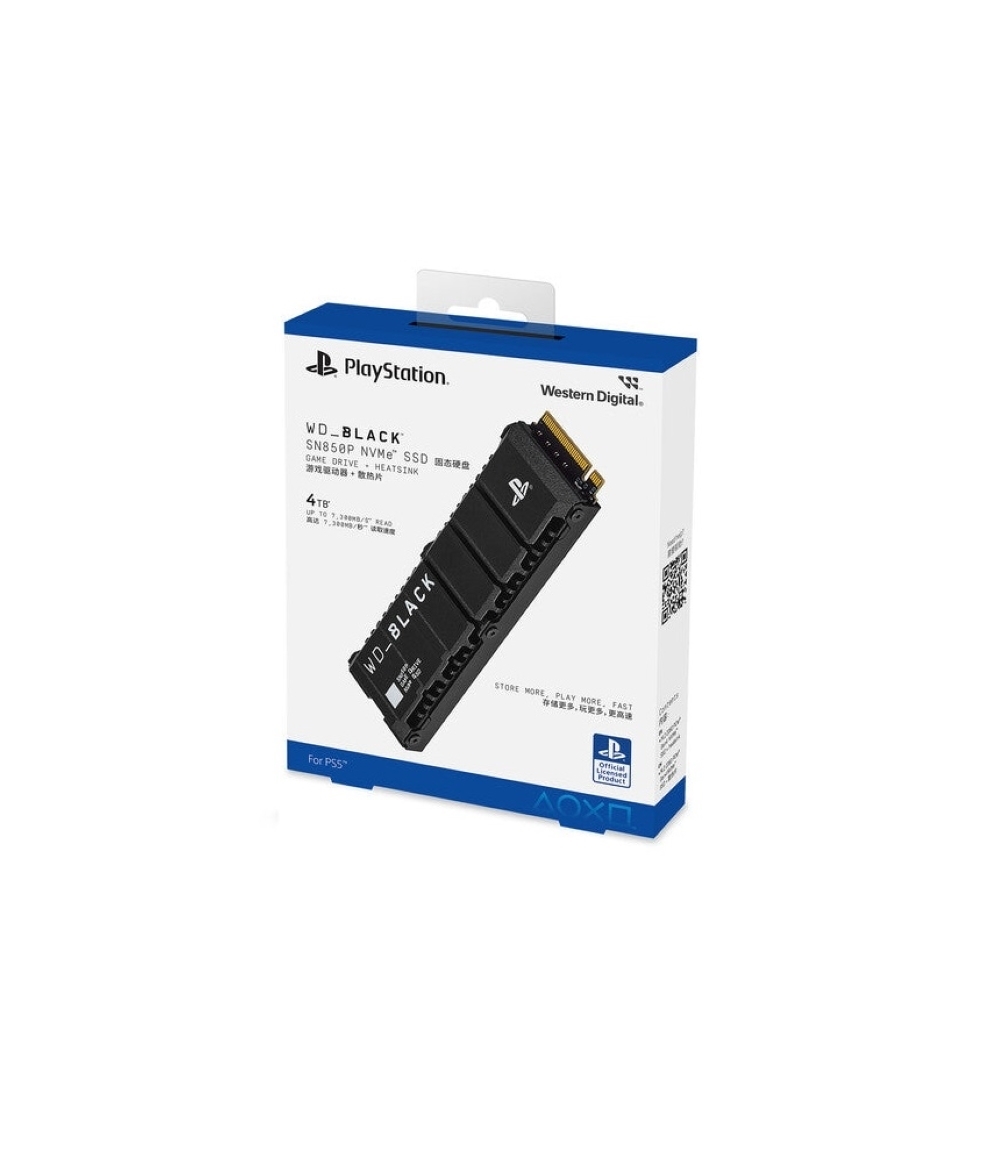 Shop WD 4TB BLACK SN850P NVMe™ SSD For PS5